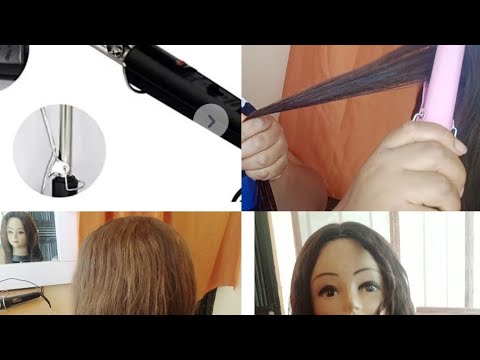 Best approach on how to use tonging machine for hair,and how to curl ...