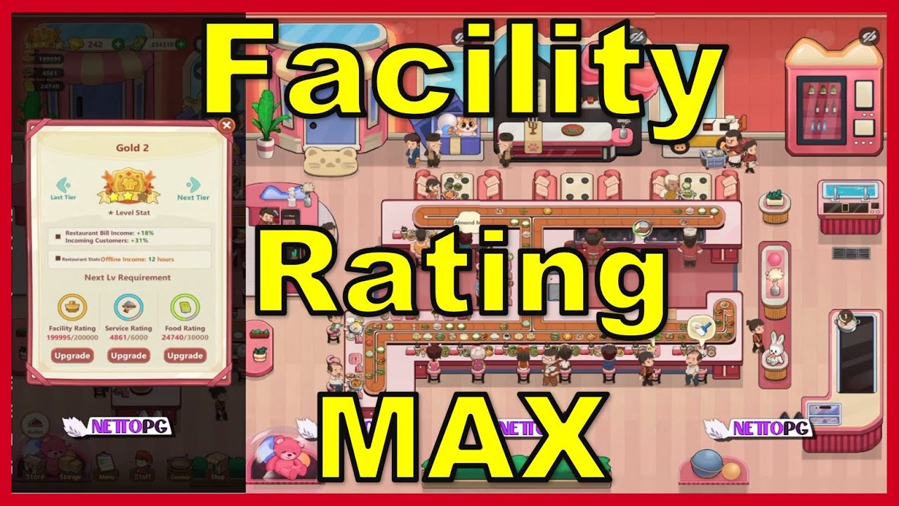 My Hotpot Story I Had Max Out Facility Rating - 1.4.5 Game Version - YouTube