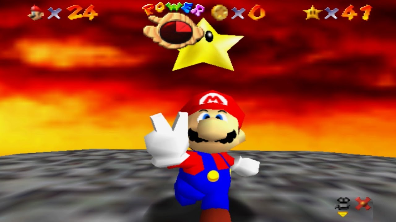 Super Mario 64 100% Guide Part 8 of 25 All 120 Power Stars, Red Coins ...