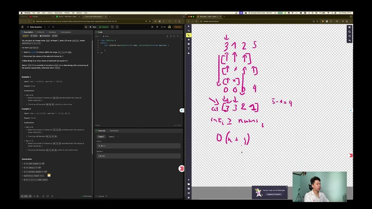 Leetcode & English Challenge - Day 21: Zero Array Transformation I - YouTube
