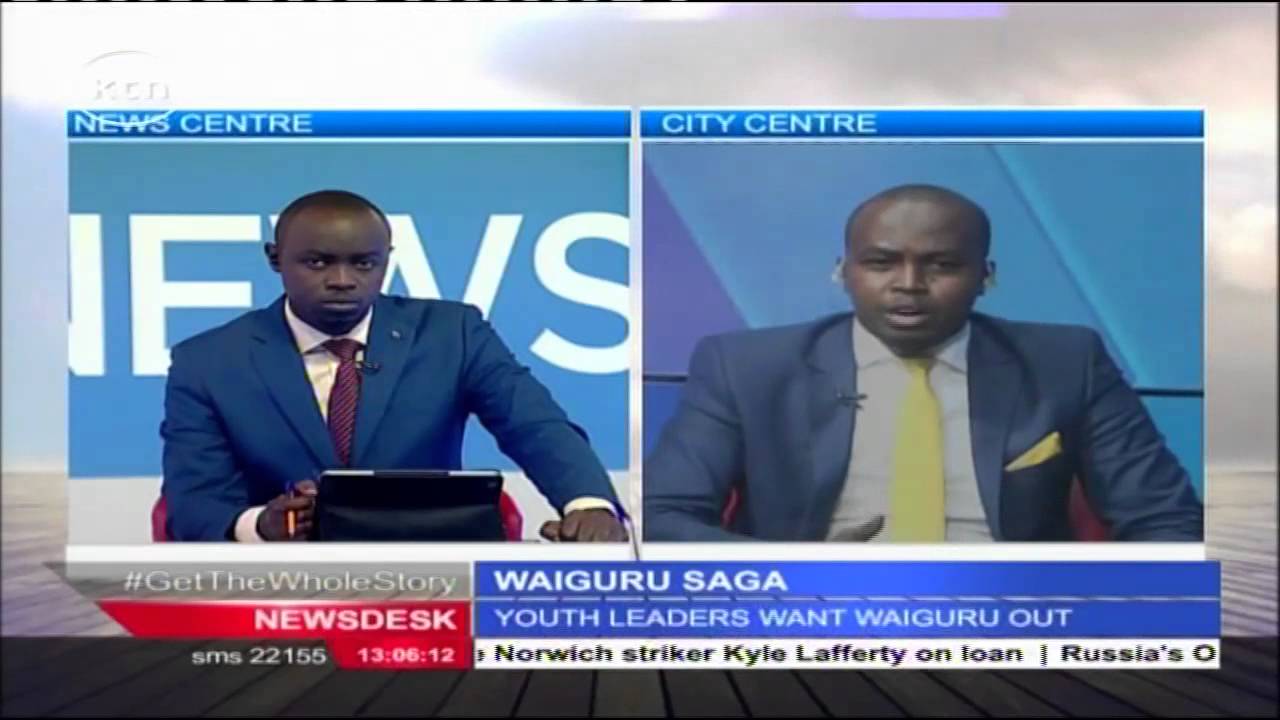 URP Youth leader Gideon Keter speaks about corruption in the Jubilee ...