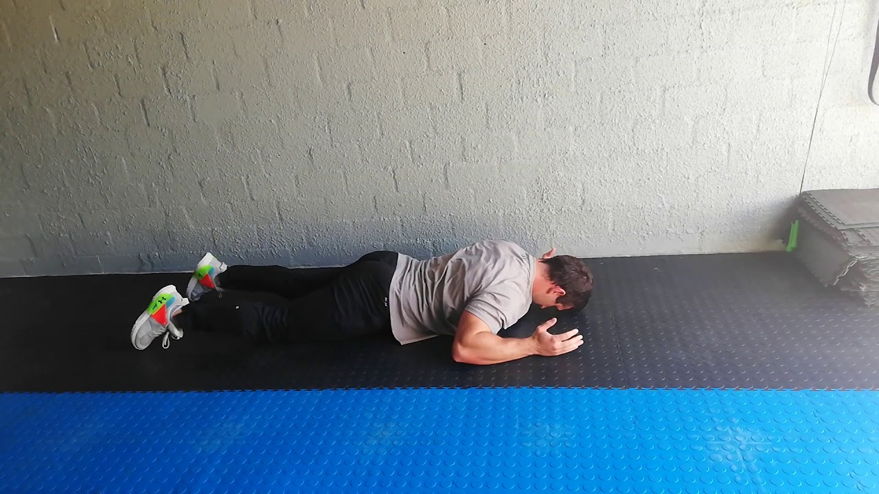 Prone T lifts - YouTube