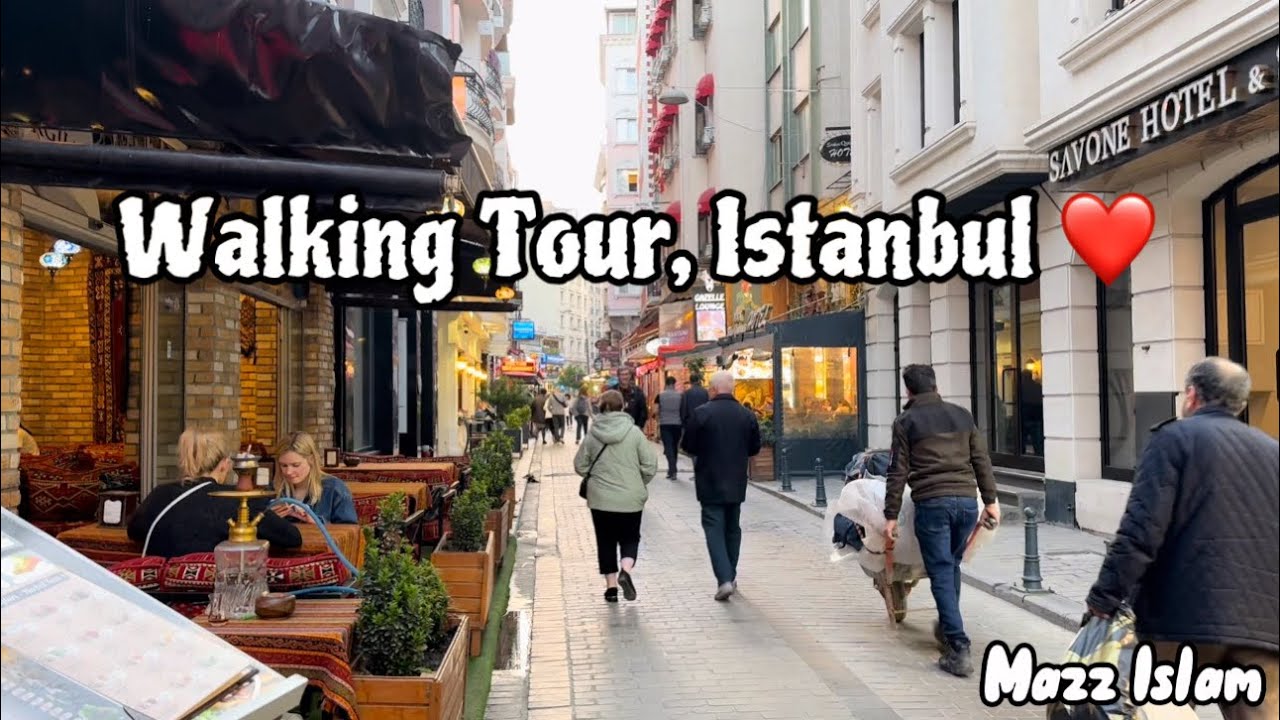 Istanbul Walking Tour | City Walking Around | Turkey 🇹🇷 - YouTube
