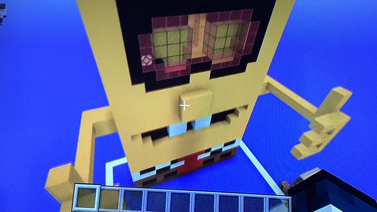 Sponge bob and sponge.EXE build battle - YouTube