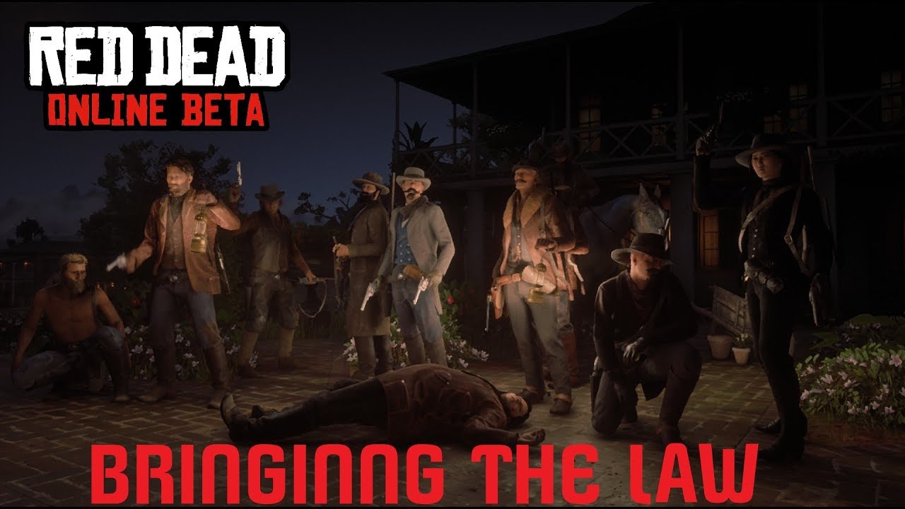 Red Dead Online RP: Bringing the Law - YouTube