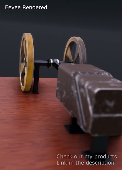 Machine animation made in Blender rendered in Eevee - YouTube