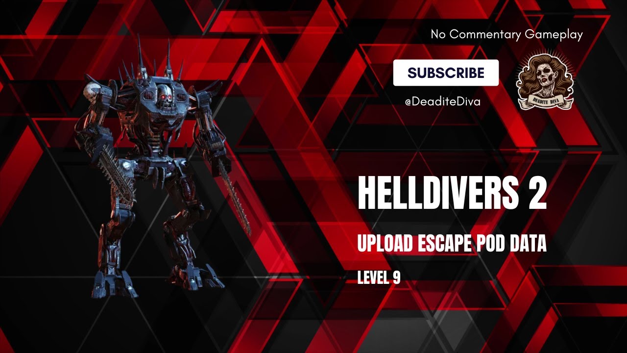 Helldivers 2 No Commentary Gameplay Level 9 Upload Escape Pod Data ...