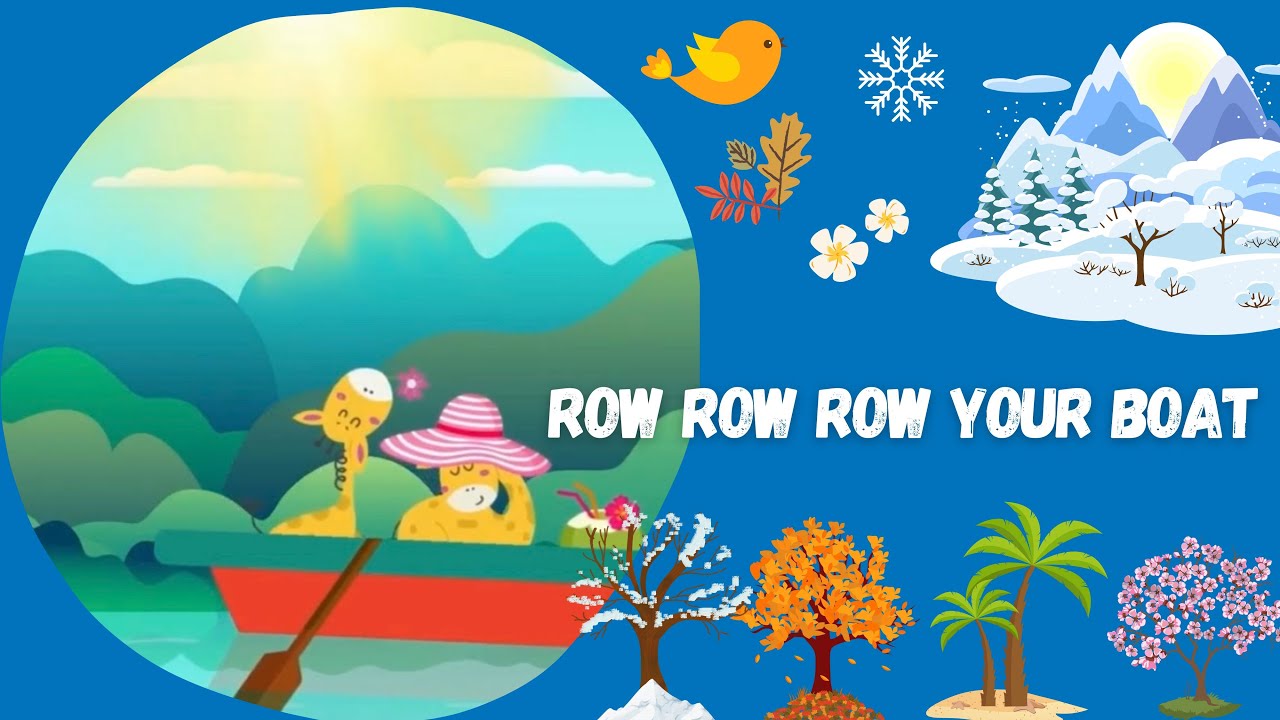 Row Row Row Your Boat #nurseryrhymes #Kids - YouTube