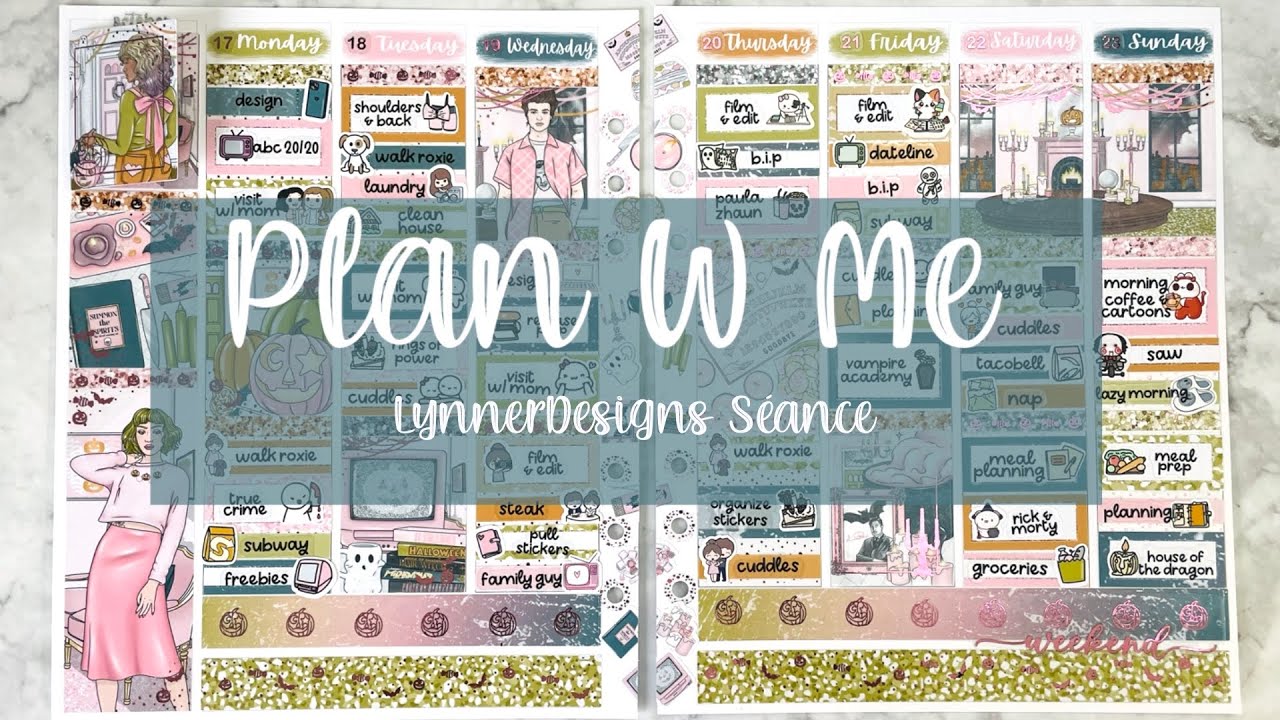 Memory Plan With Me Oct 17-23 LynnerDesigns Seance Using NEW Scripts ...