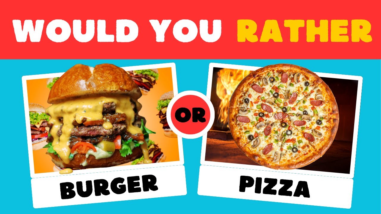 Would You Rather Food Edition 🍟 Daily Quiz - YouTube