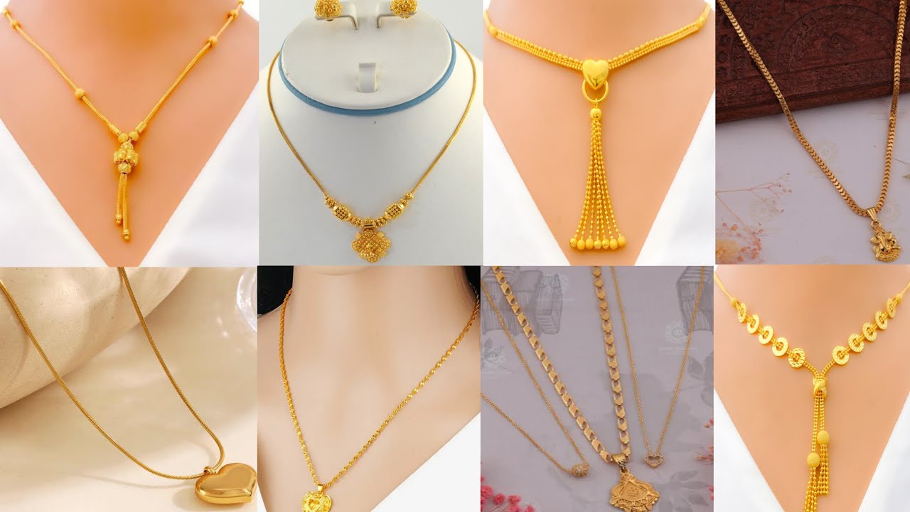 Simple necklace designs | gold necklace design | gold necklace designs ...