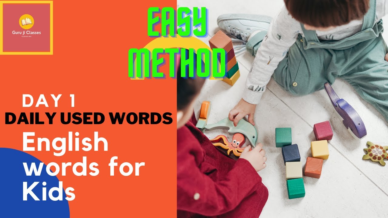 Basic words for Kids | English Vocabulary | Kids English | Daily used ...