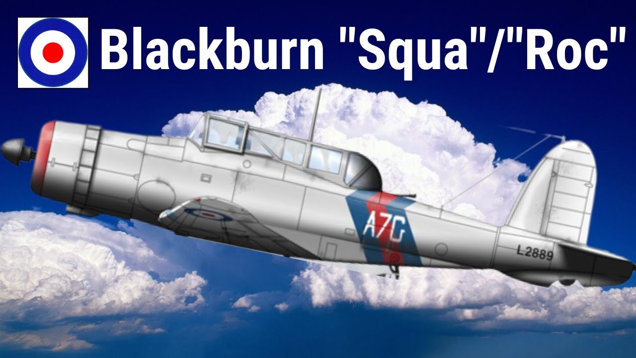 World War II warplanes| Planes in Britain| Blackburn "Squa"/"Roc" - YouTube