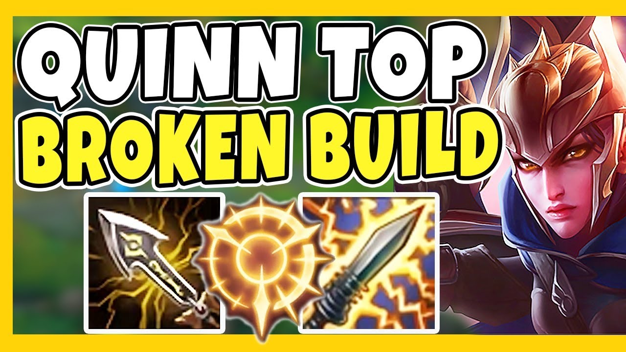 QUINN TOP ABUSING THE META! INSANE DAMAGE BUILD *NOT CLICKBAIT ...