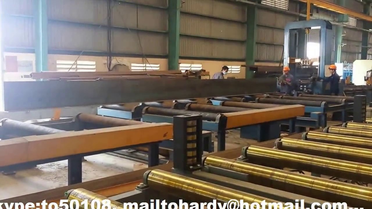 How to assembly H beam, H beam assembly machine, H beam assembly line ...