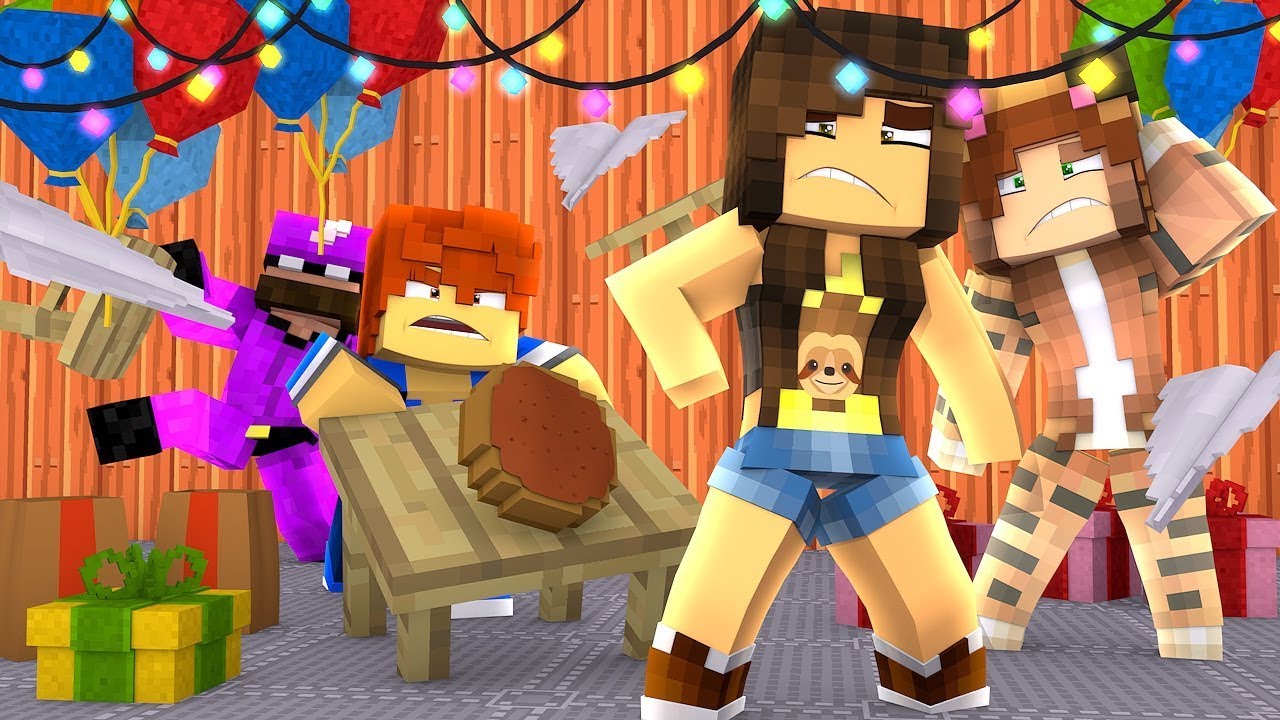 Minecraft Girls vs Boys - DAYCARE PARTY !? - YouTube