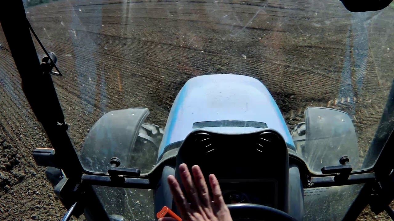 Landini Vision 95 + Erpice Feraboli 2.5 mt CAB VIEW - YouTube