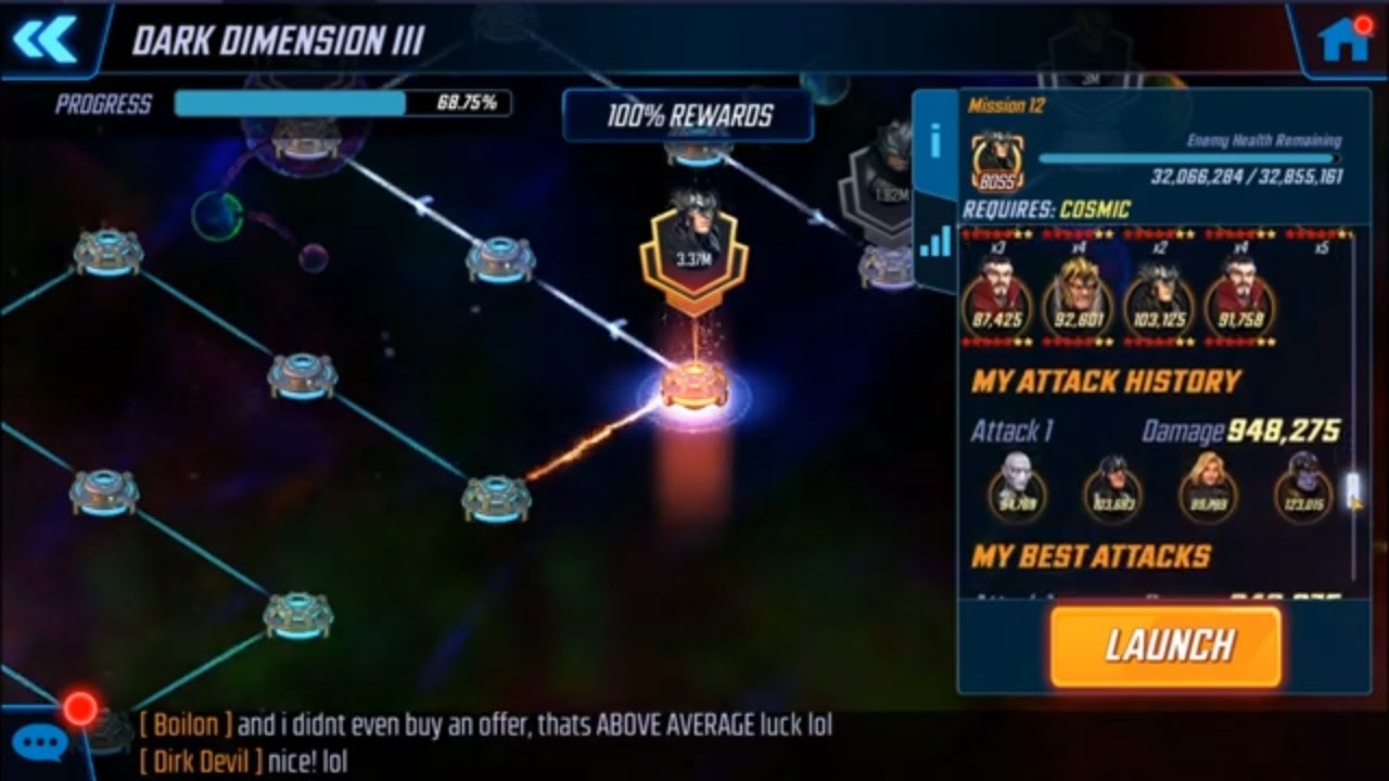 DD3 Cosmic Node 4 (Node12) Day 2-6. Marvel Strike Force - MSF - YouTube