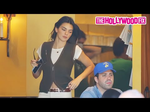 Kendall Jenner Gives Her Stylist A Day Off As She Steps Out In A Knitted Vest & Jeans In New York