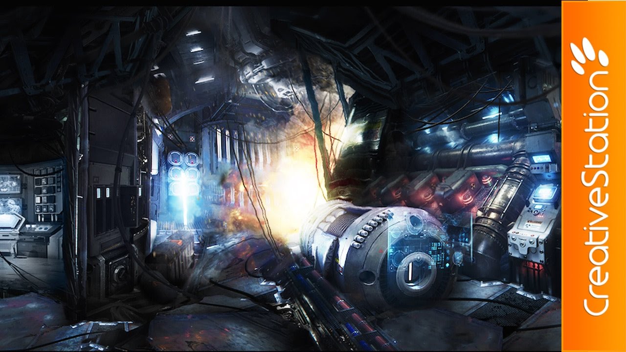 Engine Destruction - Speed art (#Photoshop) | CreativeStation - YouTube