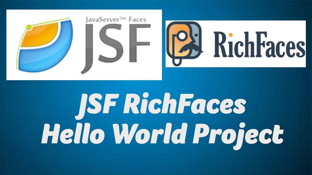 Jsf Richfaces Hello World Project Youtube