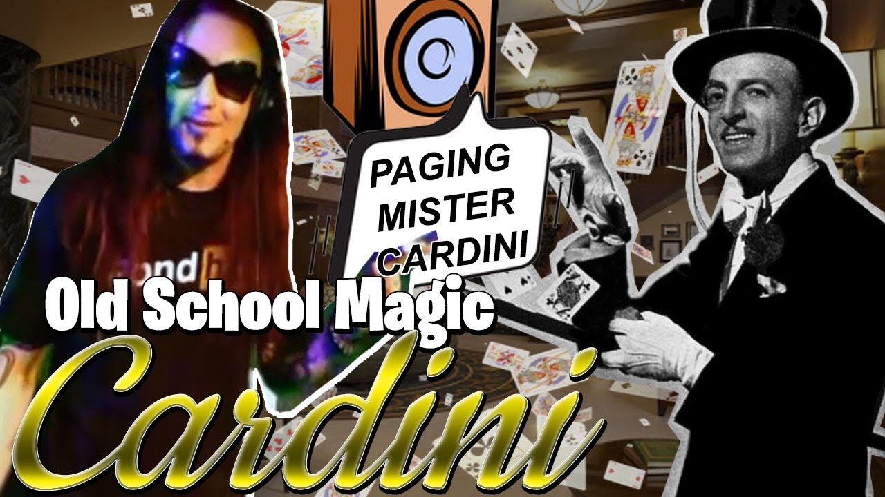 Old School Magic : Cardini! - YouTube