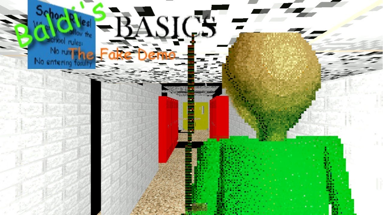 Baldi's Basics - The Fake Demo | Baldi's Basics Mod - YouTube