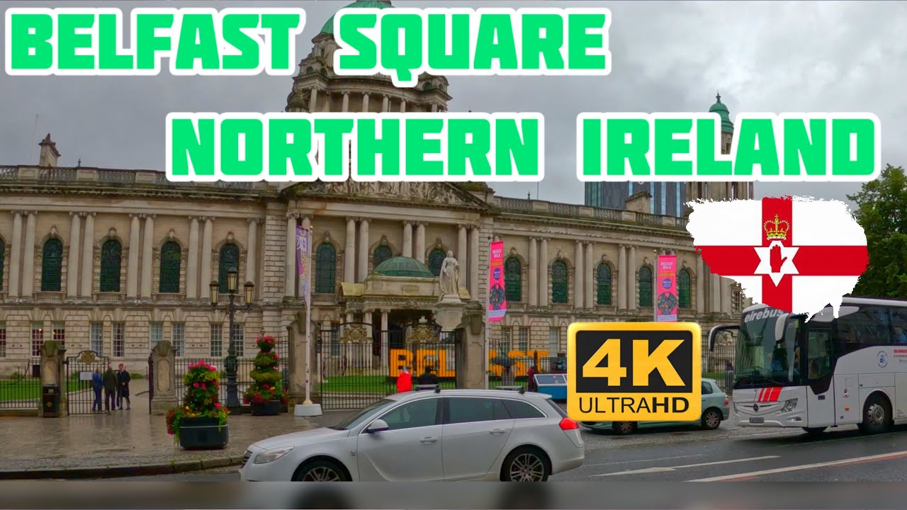 4K walk of Belfast square Northern Ireland. - YouTube
