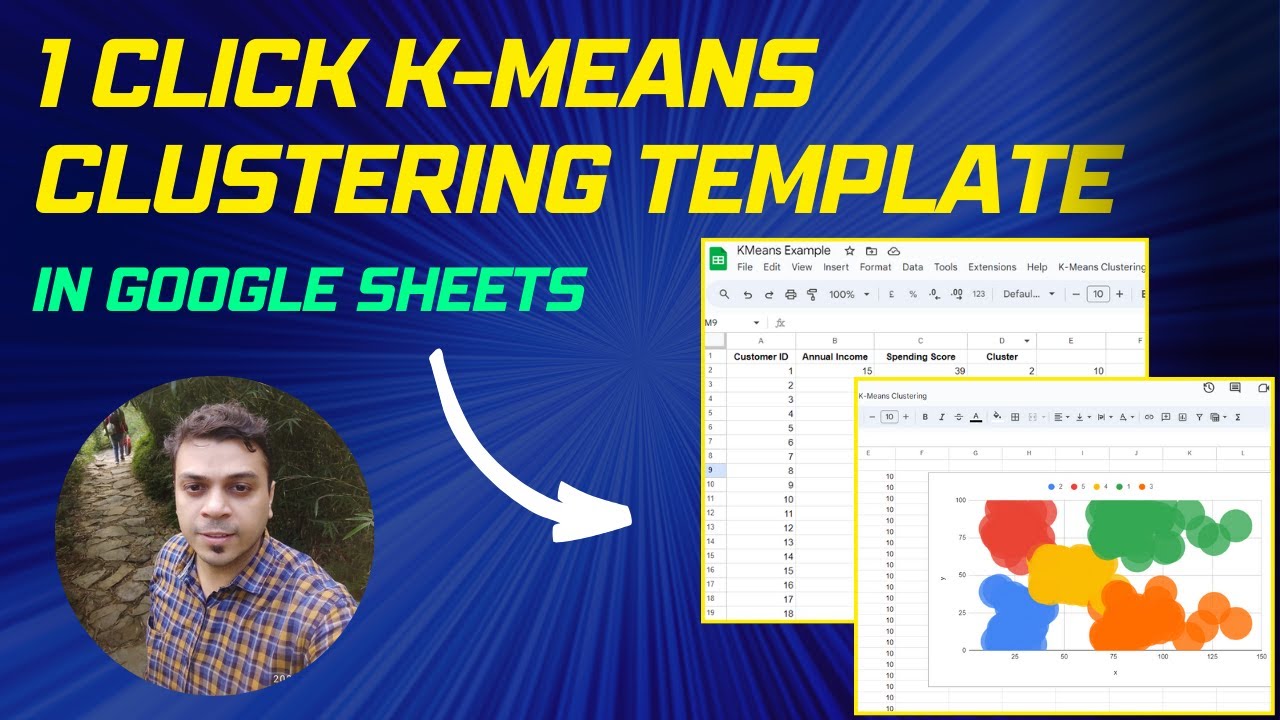 How to use my 1 Click K Means Clustering Template in Google Sheets ...