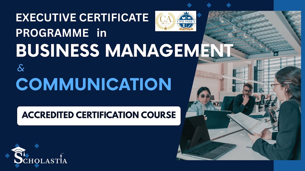Intro - Online Executive Certificate in Business Management ...