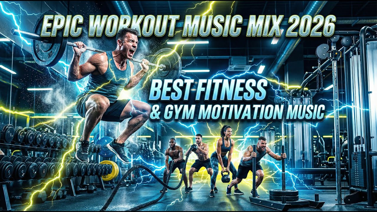 Epic Workout Music Mix 2026 ⚡ Best Fitness & Gym Motivation Music - YouTube