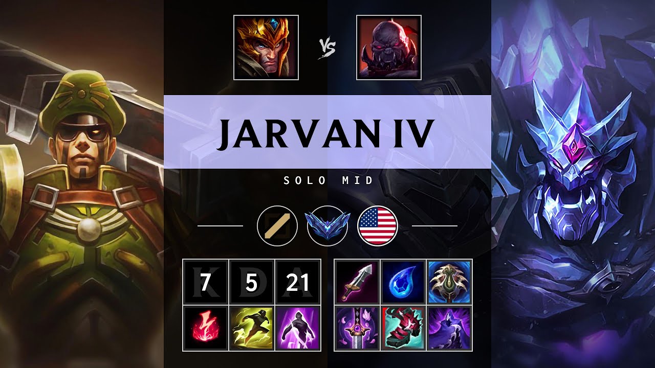 Jarvan IV Mid vs Sion - NA Diamond Patch 25.17 - YouTube