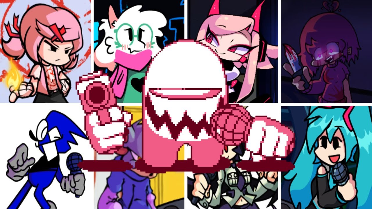 Sussus Nuzzus But Every turn a different character sings (FNF Sussus ...
