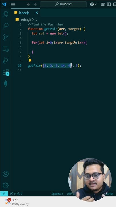 Two Sum | LeetCode 1 | JavaScript Solution with HashMap - YouTube