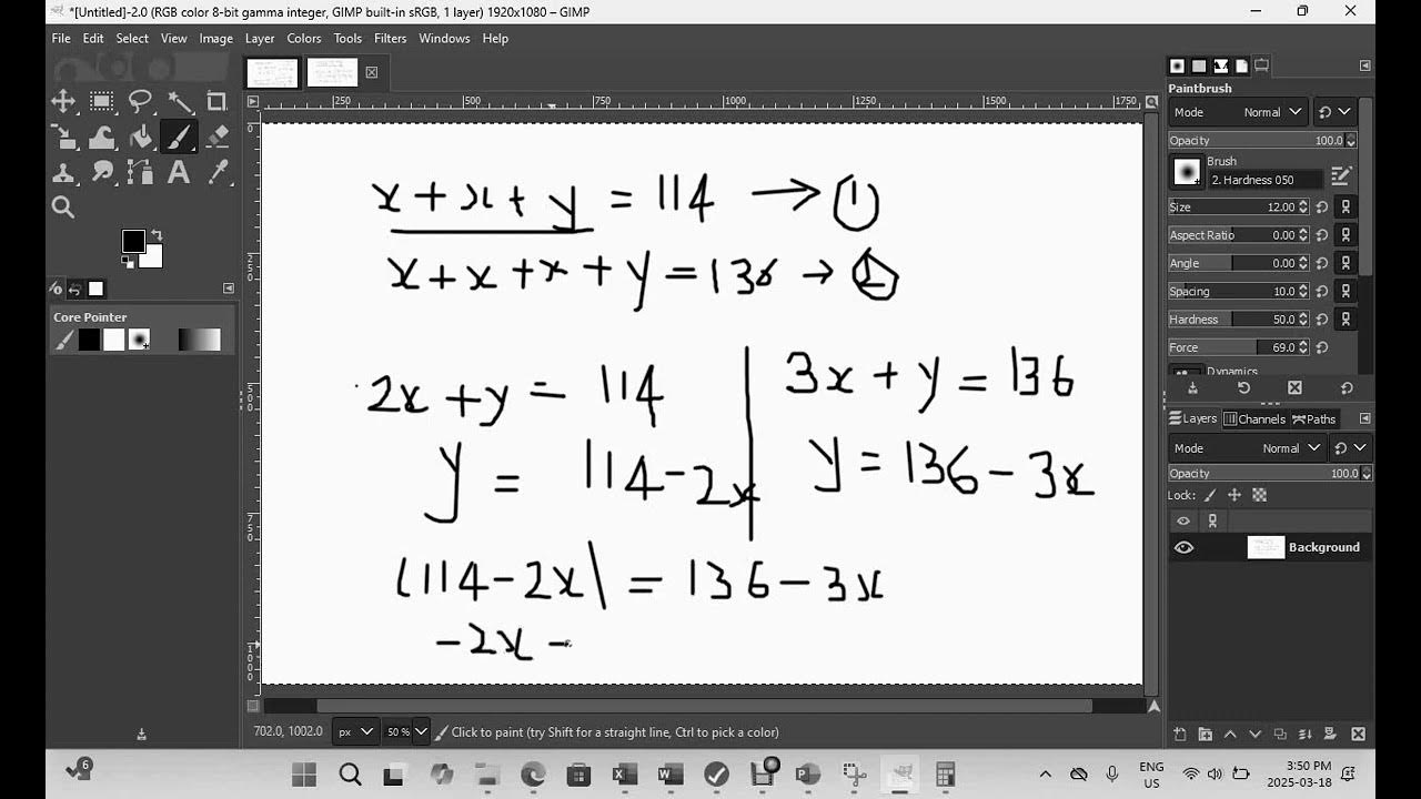Technical Math: Word Problems Using Linear Systems - YouTube