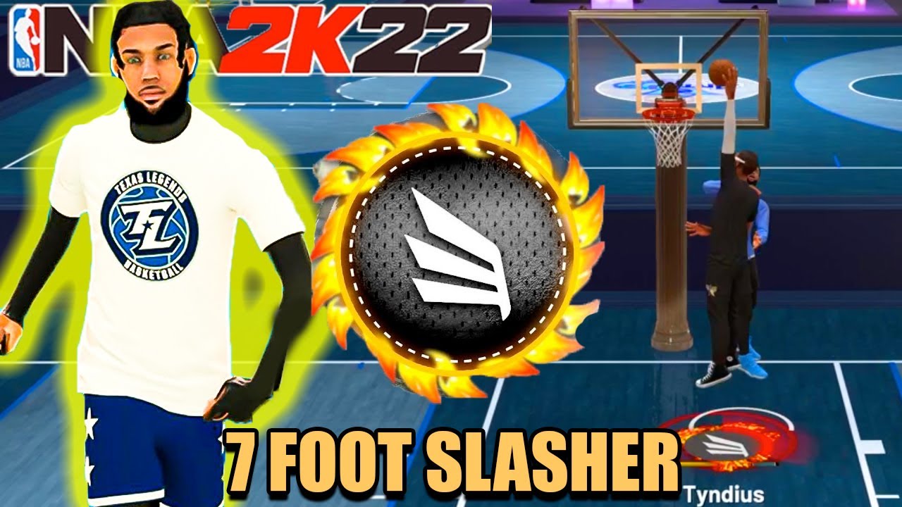 THIS NEW 7 FOOT SLASHER BUILD IS GAMEBREAKING IN NBA 2K22! 😤*NEW* BEST ...