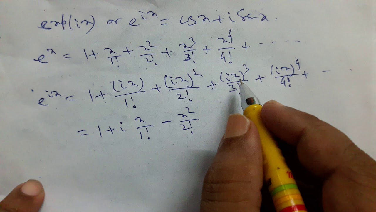 Prove The Results Of Exp ix cos x i Sin x And Cos x e ix e ix 2 prove-the-results-of-exp-ix-cos-x-i-sin-x-and-cos-x-e-ix-e-ix-2