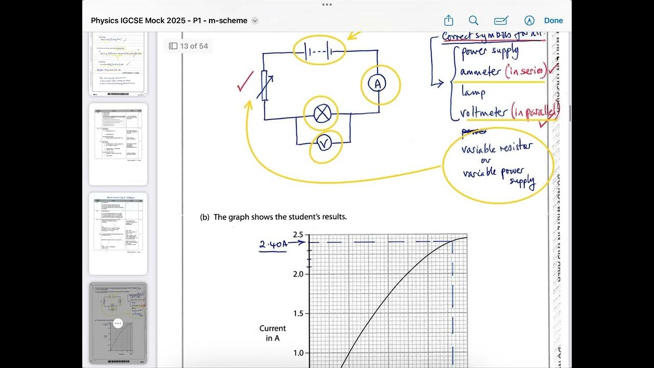 Physics IGCSE Edexcel Paper 1P Jun23 (Part 1) - YouTube