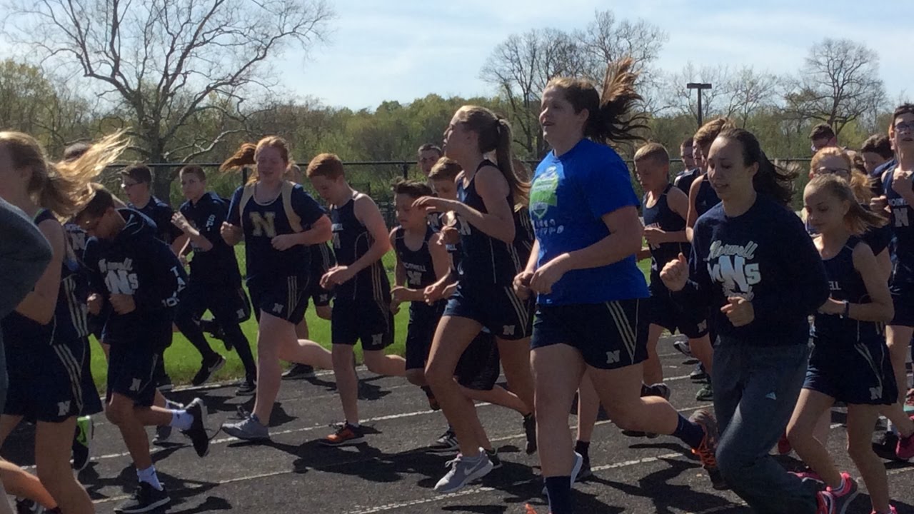 2017 Norwell Middle School Track Team - YouTube