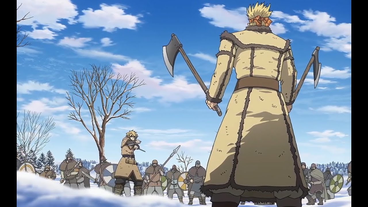 Thorfinn challenges Thorkell to defend Askeladd "IT'S MY PREY" [ENGLISH ...