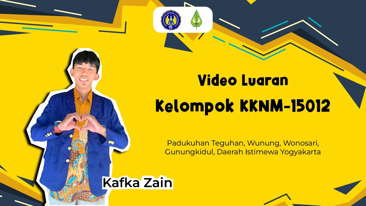 Kafka Zain | Video Luaran KKN UNY 2023 | KKNM-15012 | Dusun Teguhan ...