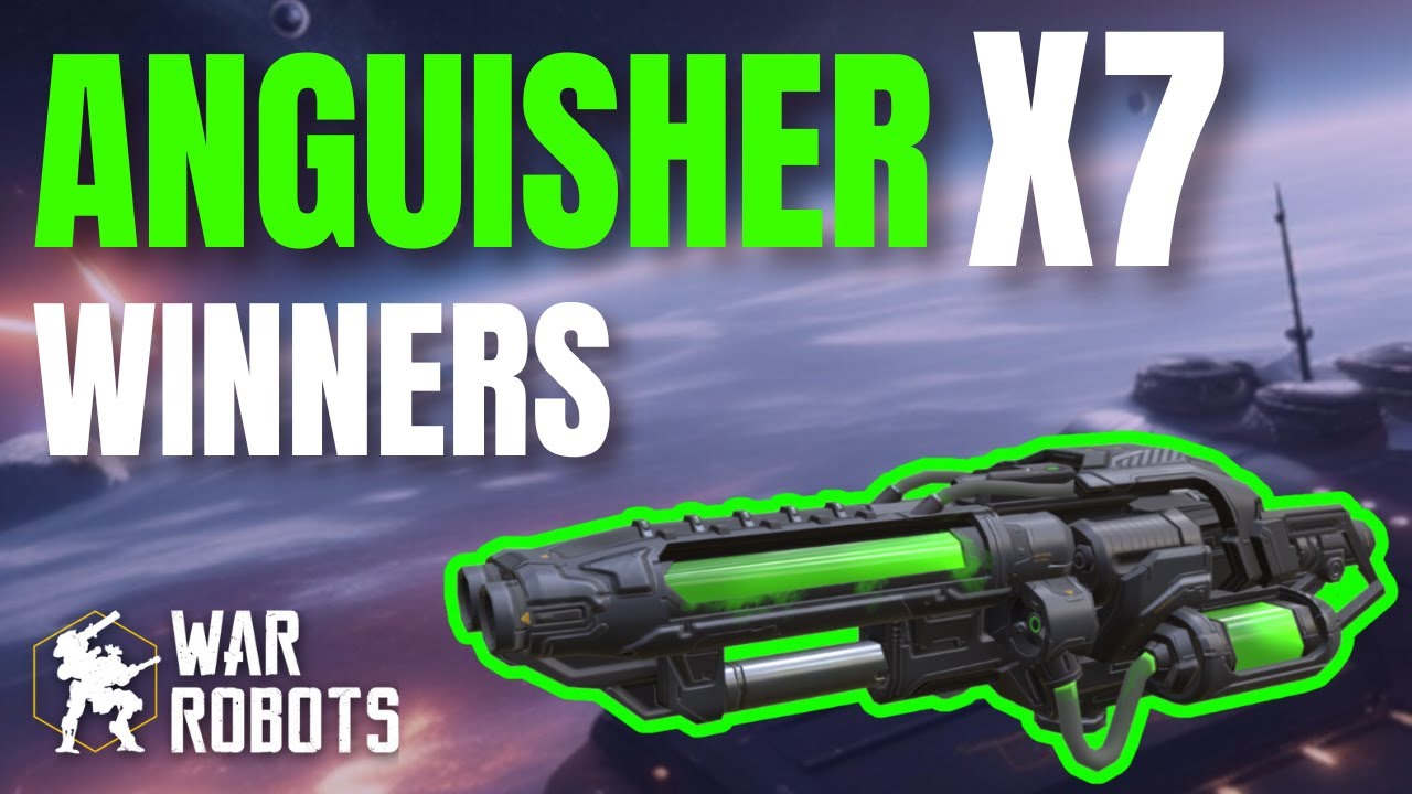 Anguisher Giveaway Results War Robots - YouTube