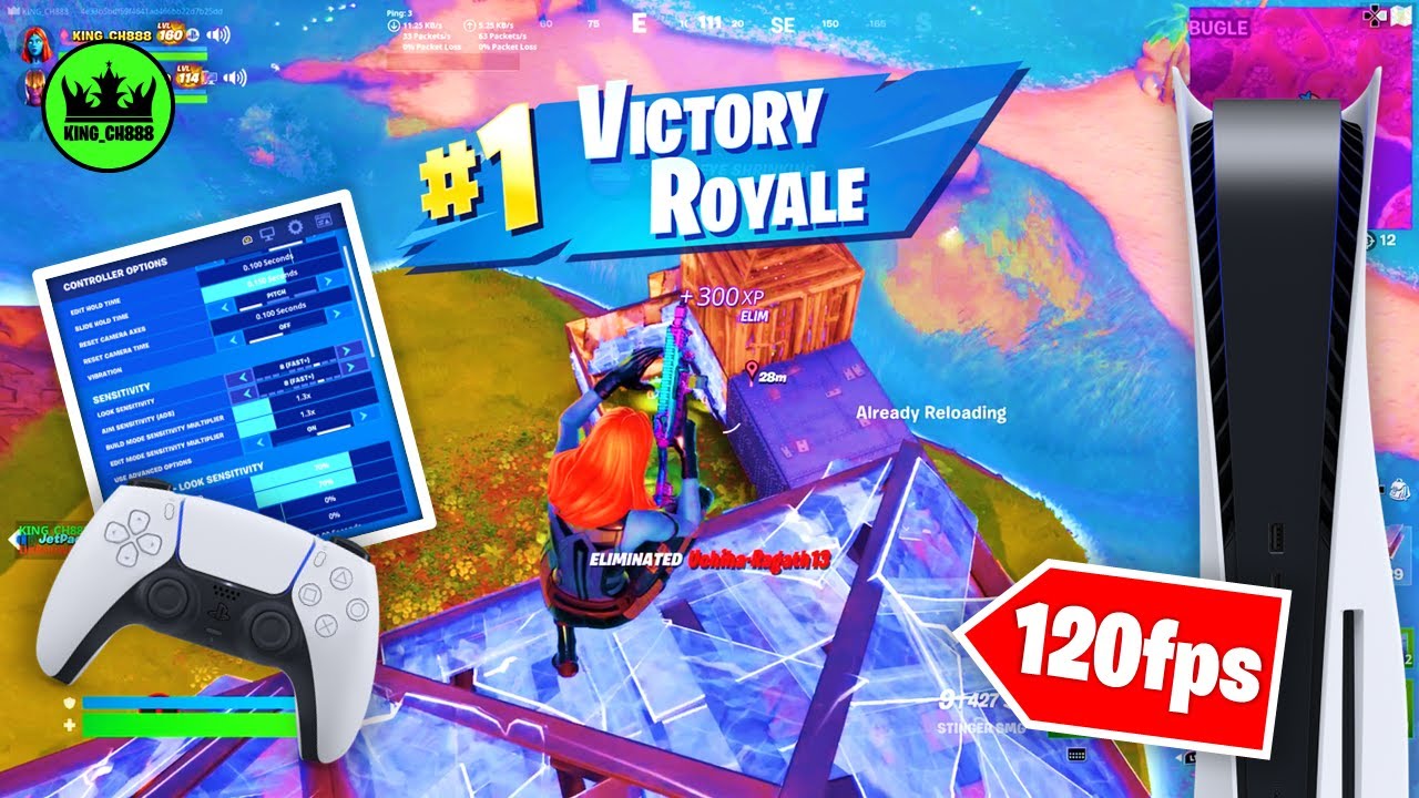 FORTNITE CONSOLE CONTROLLER SETTINGS (NO CLAW/PADDLES) | PS5 - YouTube