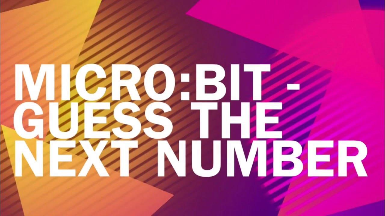 Random Number Generator on BBC MicroBit - Written in Micro Python - YouTube