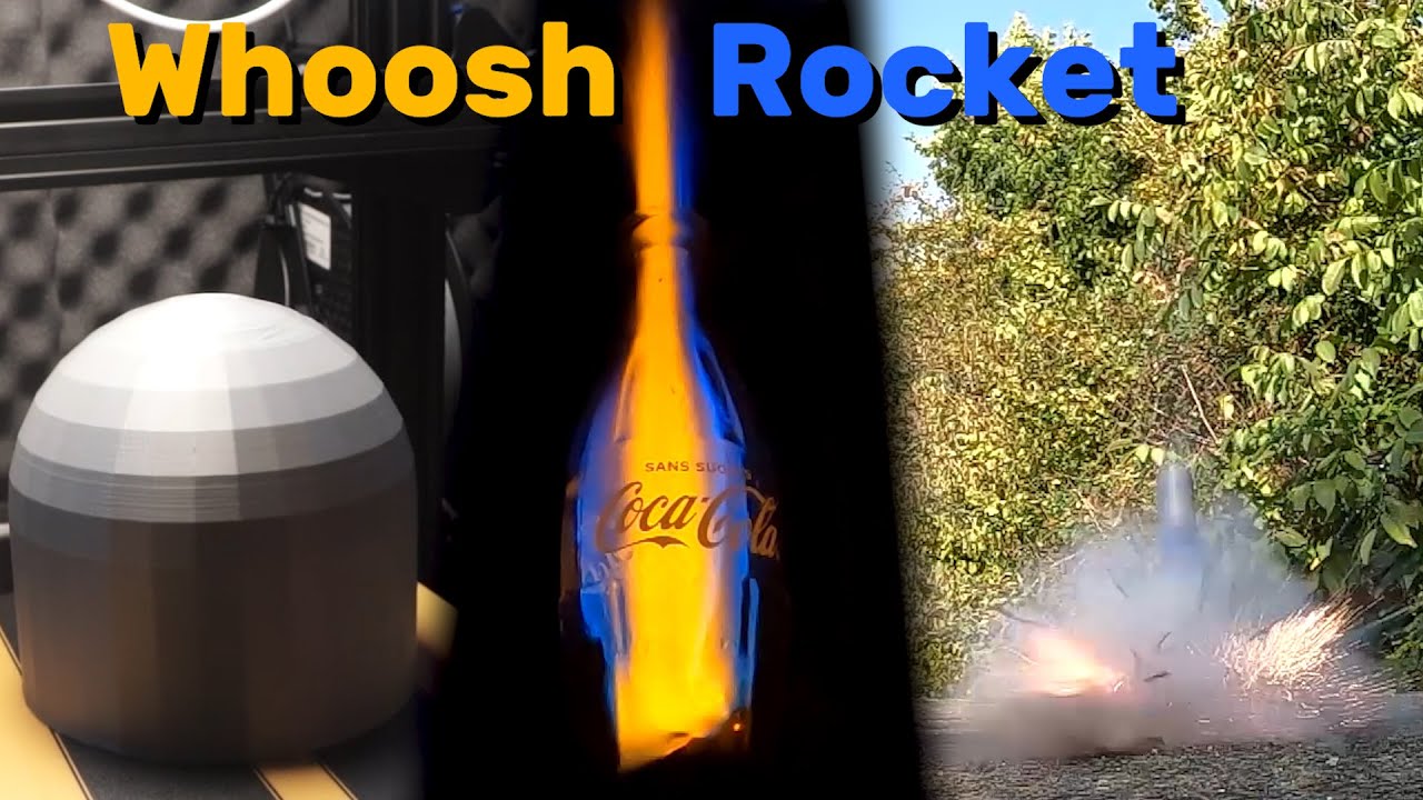 WHOOSH bottle, WHOOSH rocket & POGO - YouTube