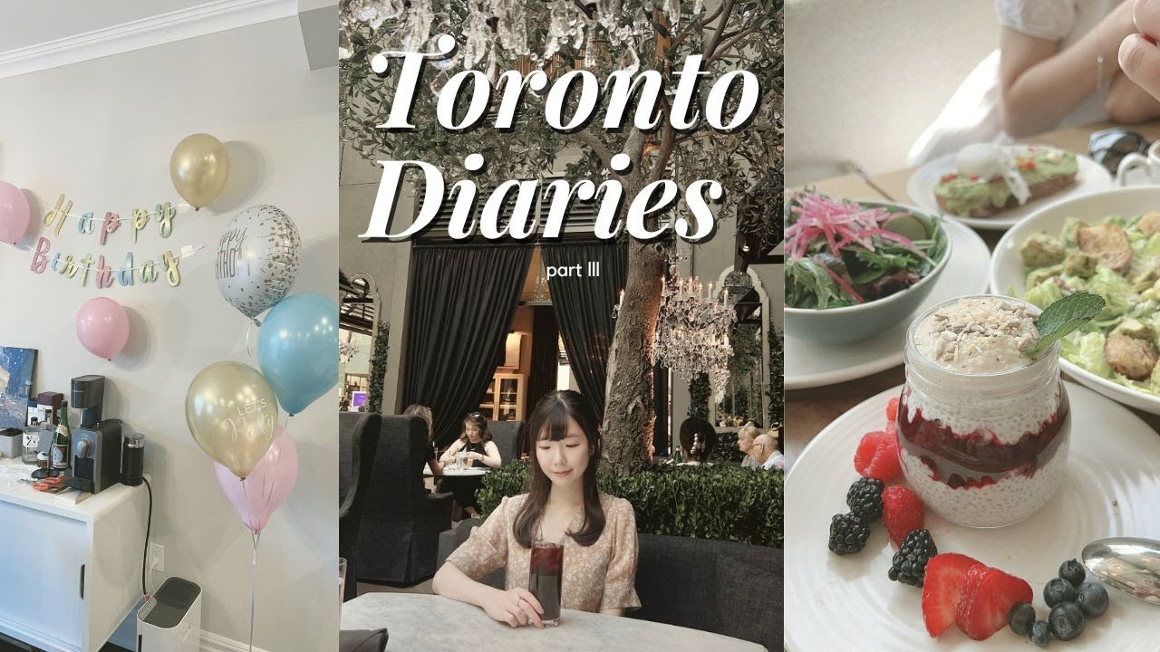 Toronto vlog part 3 🇨🇦 ｜終於到Pmall弄指甲💅🏻 想喝的J town咖啡店竟然倒閉了😢 好友的「生日驚喜」🎂 貨櫃 ...