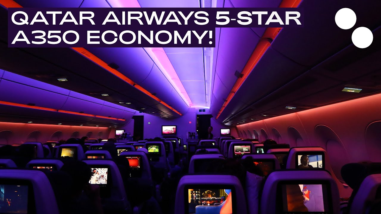 QATAR AIRWAYS A350-900XWB ECONOMY SINGAPORE - DOHA QR943 - YouTube