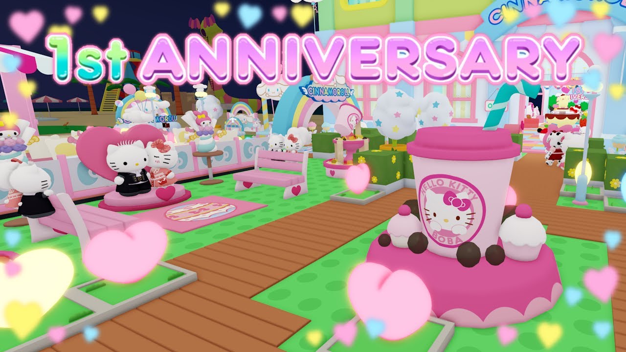 Anniversary Outdoor Speedbuild | Roblox My Hello Kitty Cafe | Riivv3r ...