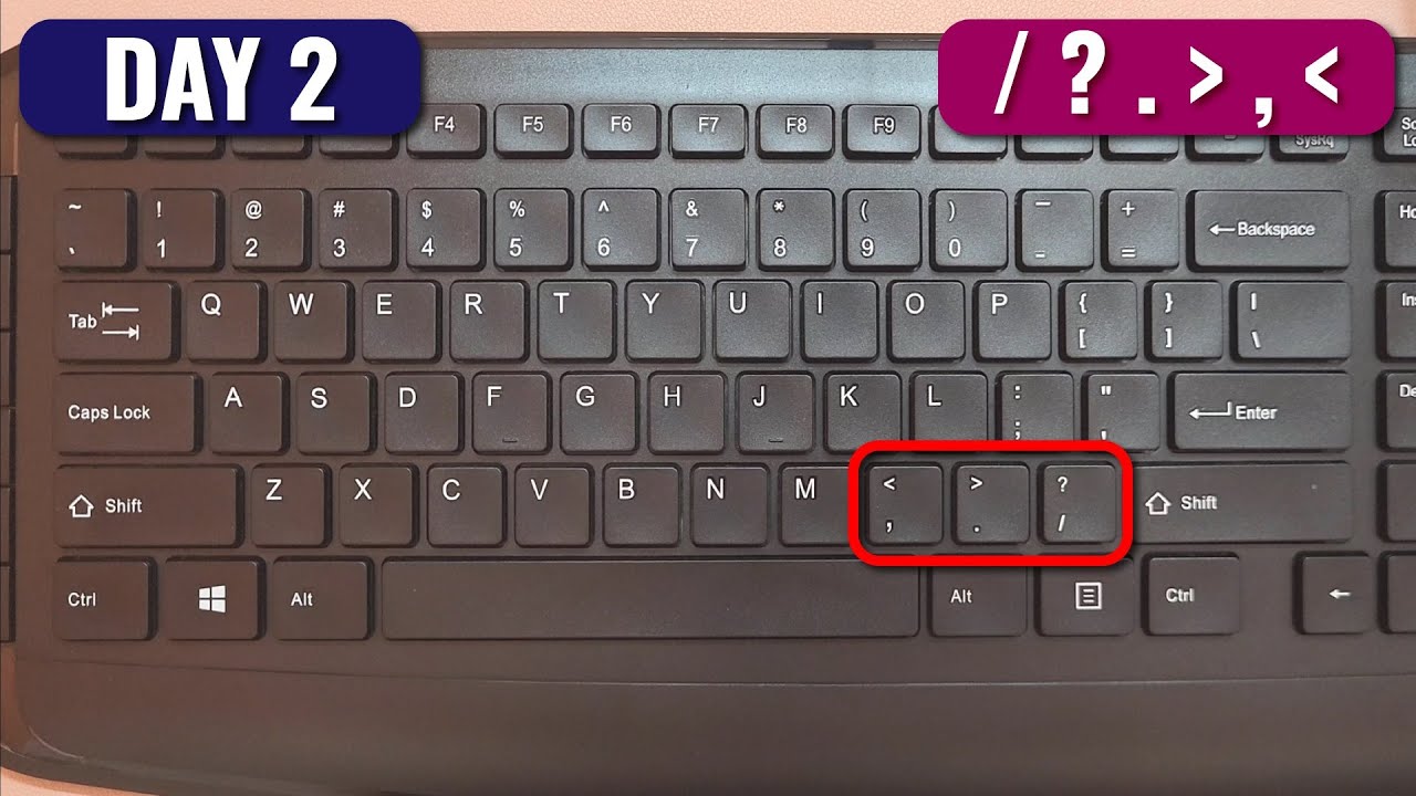 Symbols Course: Day 2 | Learn Symbols In 10 Days | Free Typing Lessons