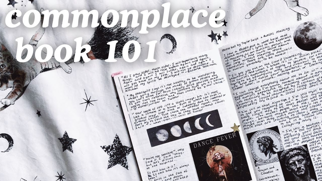 what is a commonplace book? 💫 the basics + their history - YouTube